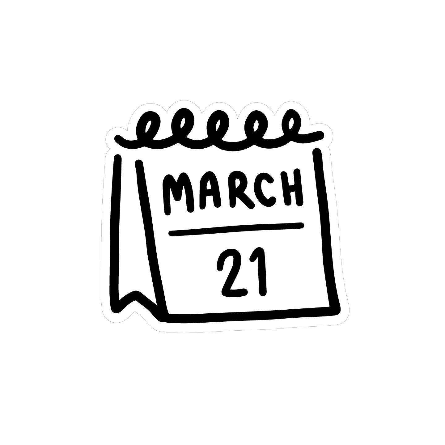 Calendar Sticker